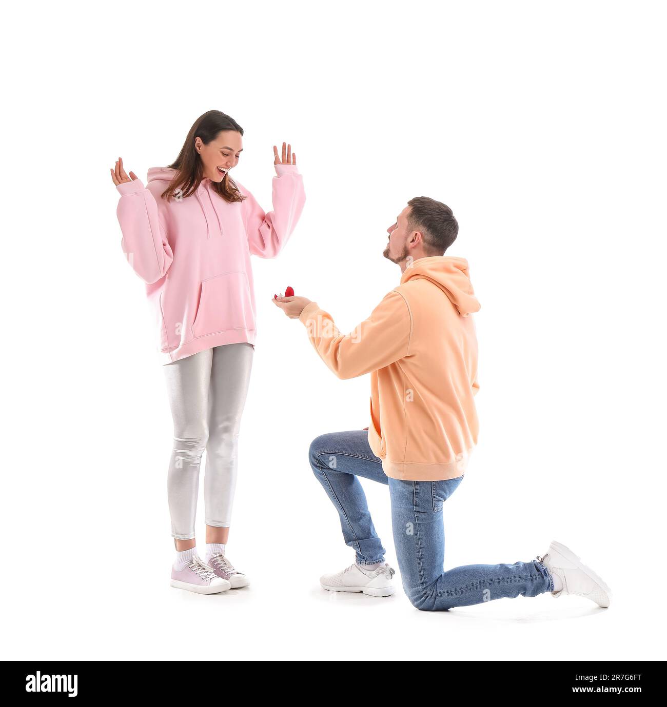 Wedding background man proposing Cut Out Stock Images & Pictures - Alamy