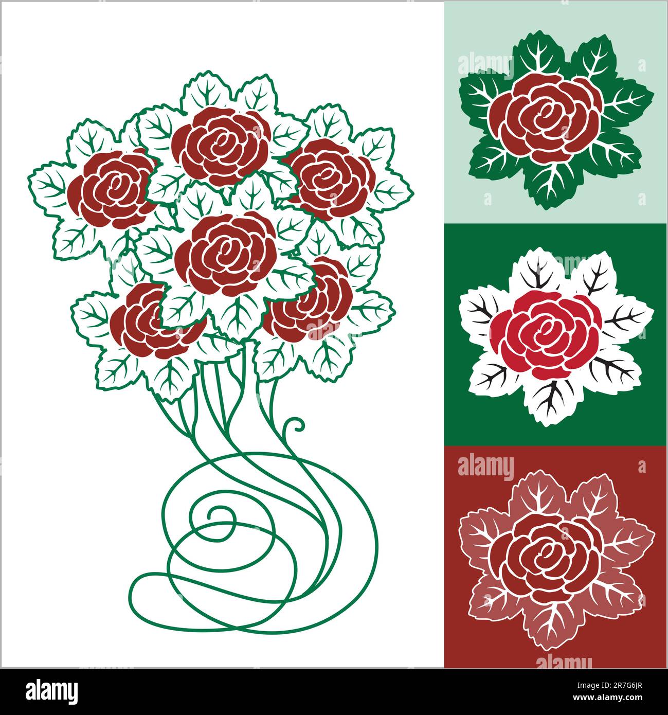 Vector Illustration Floral Element Stock Vector Image And Art Alamy