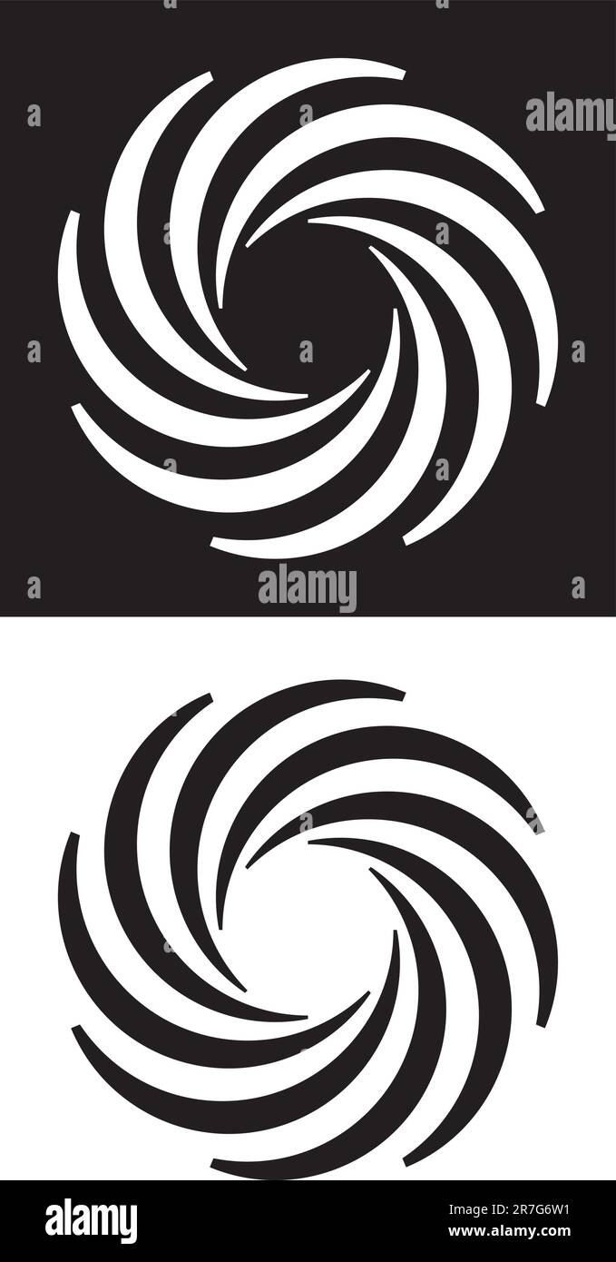 Spiral wave design Stock Vector Images - Alamy