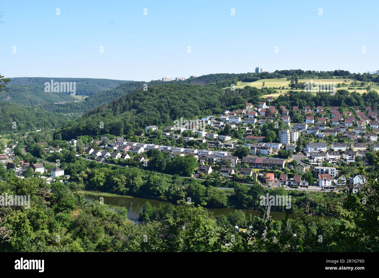 Lahn Valley with Friedland and Lahnstein Stock Photo - Alamy