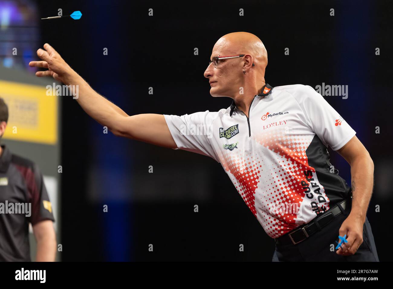 15 June 2023, Hesse, Frankfurt/Main: Darts: World Team Championship ...