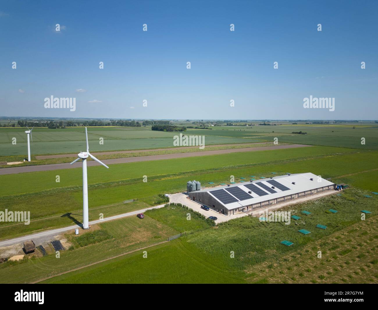 15th June 2023 Poultry housing for barn hens Stock Photo - Alamy