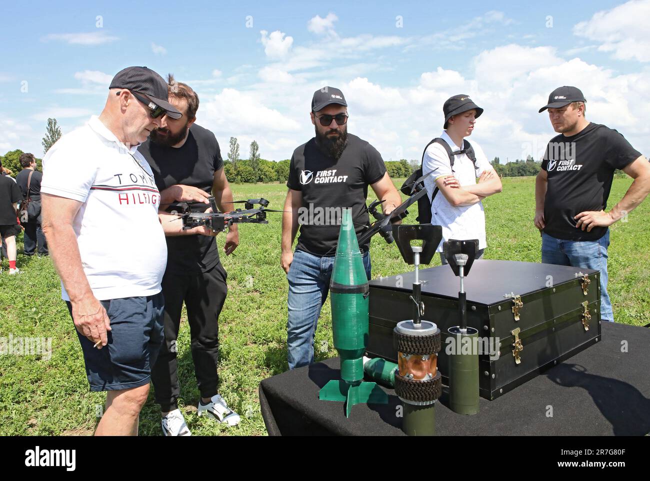 KYIV, UKRAINE - JUNE 15, 2023 - The Army of Drones announces the second ...