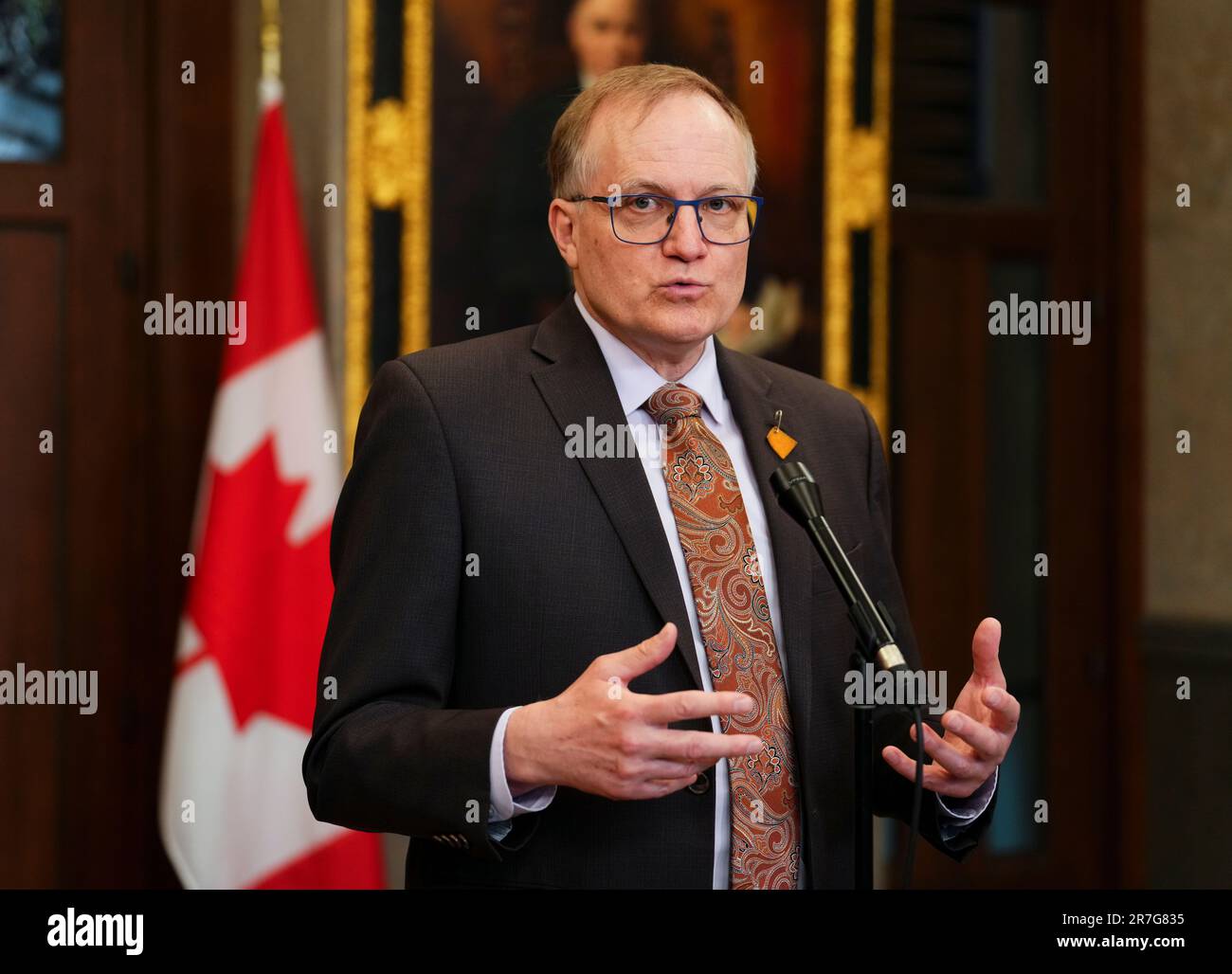 Ottawa, Can. 15th June, 2023. NDP member of Parliament Peter Julian ...