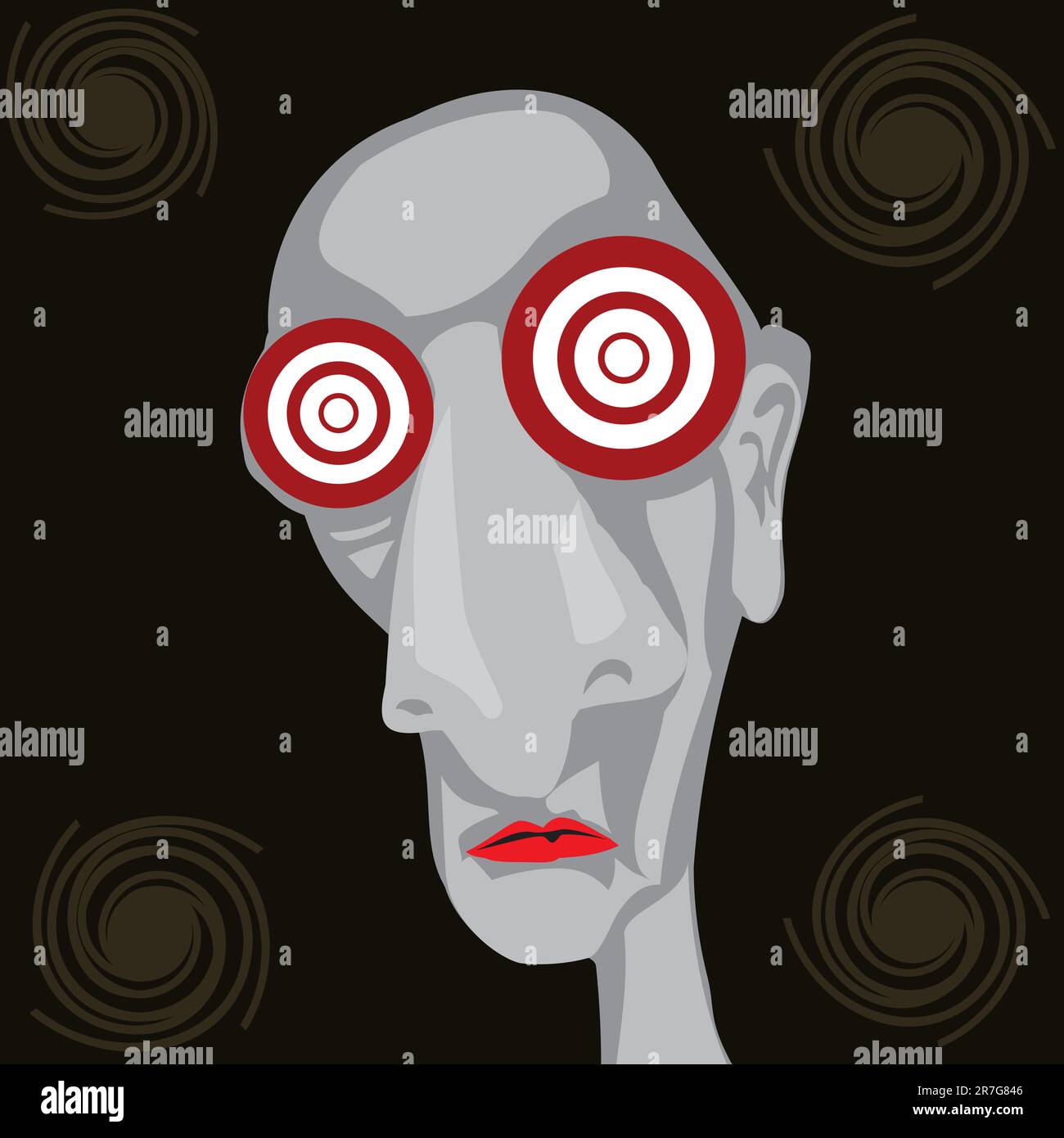 Old beautiful face Stock Vector Images - Alamy