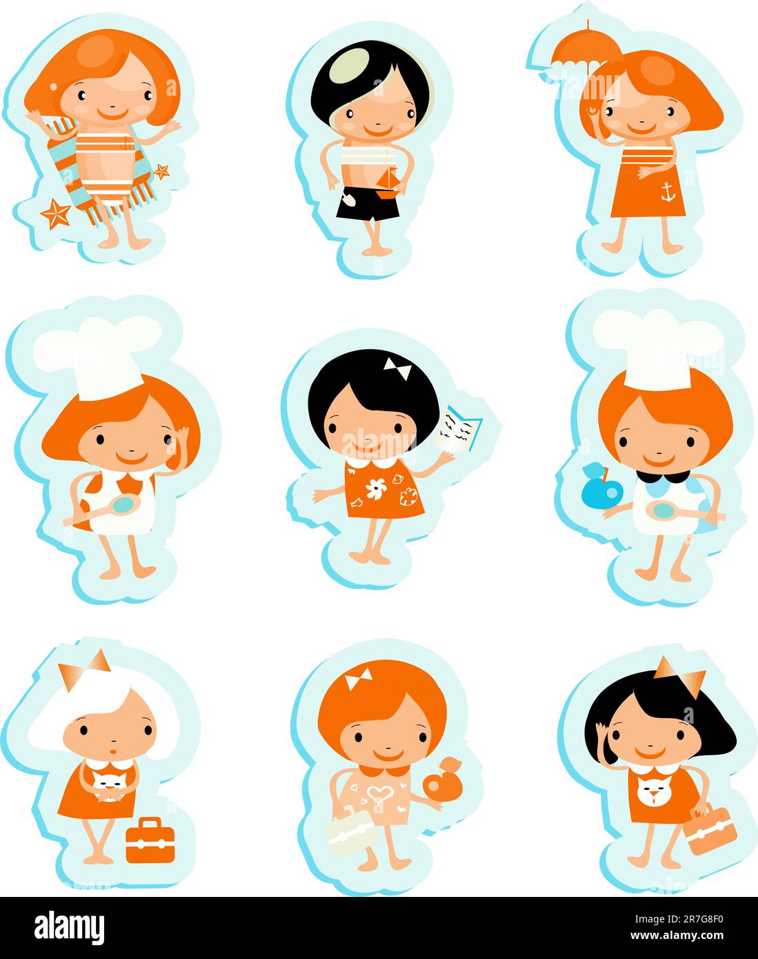 Small kids play Stock Vector Images - Alamy