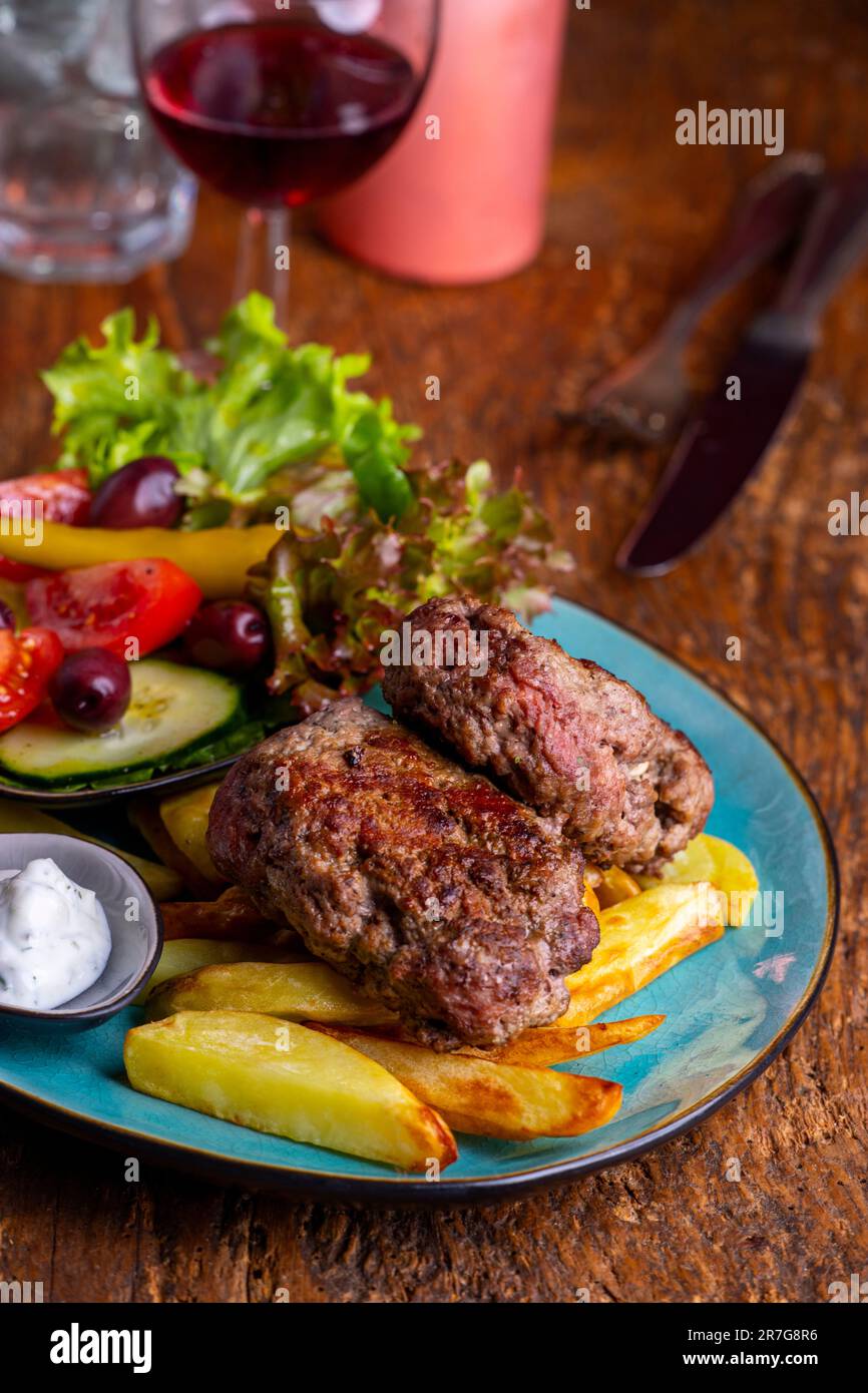 Bifteki hi-res stock photography and images - Alamy