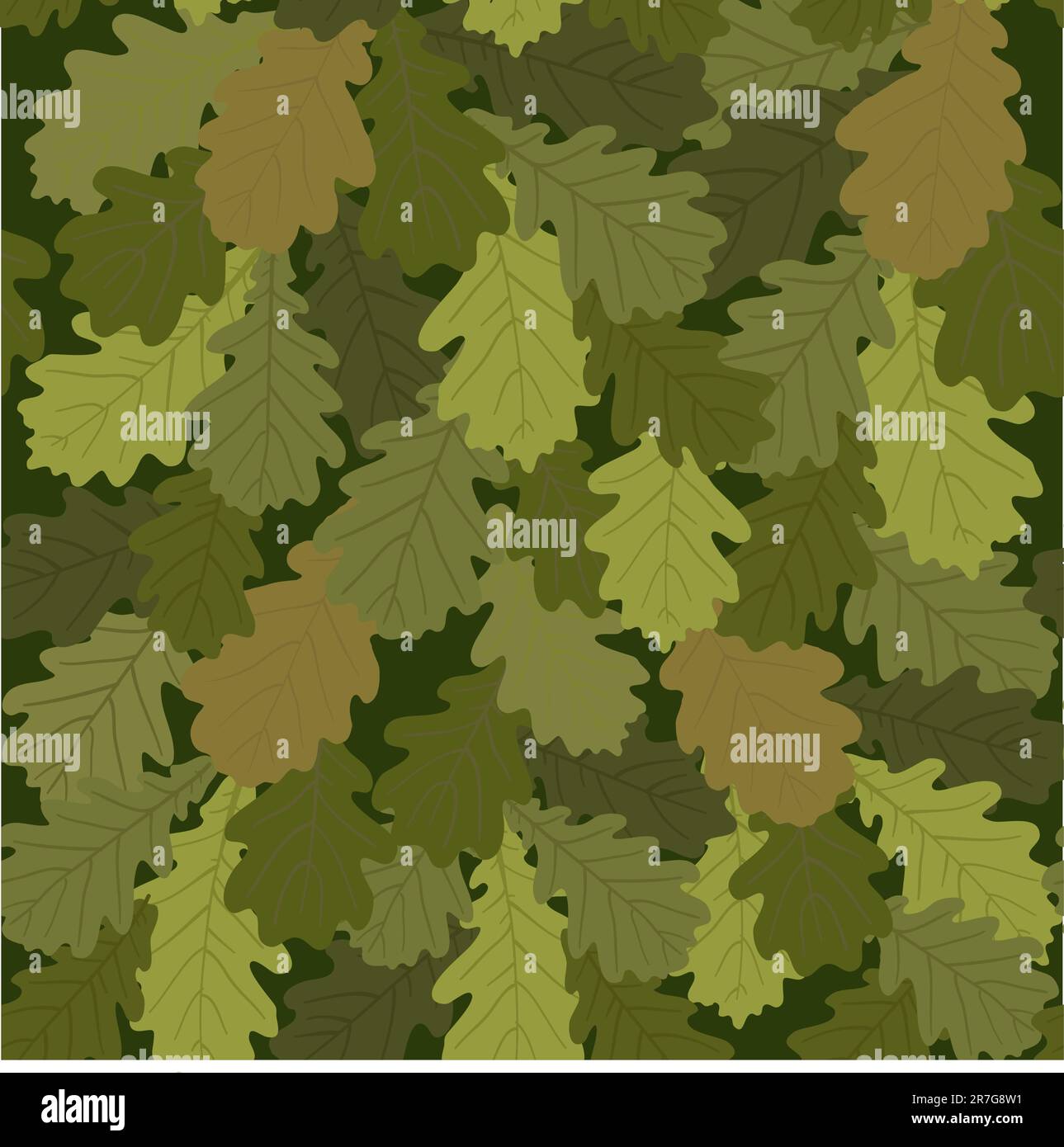 Nice leaves pattern Stock Vector Images - Alamy
