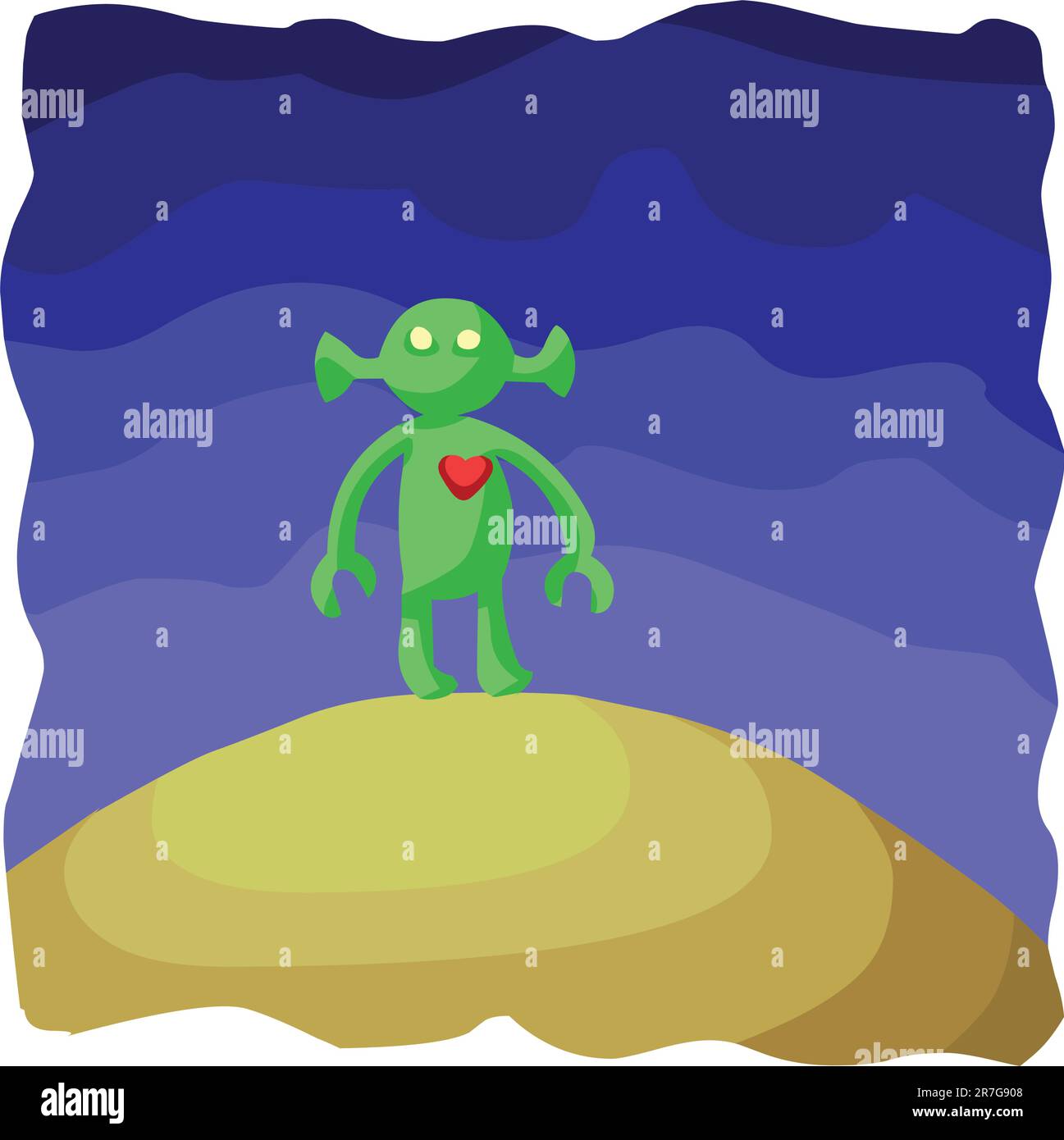 Beautiful alien Stock Vector Images - Alamy