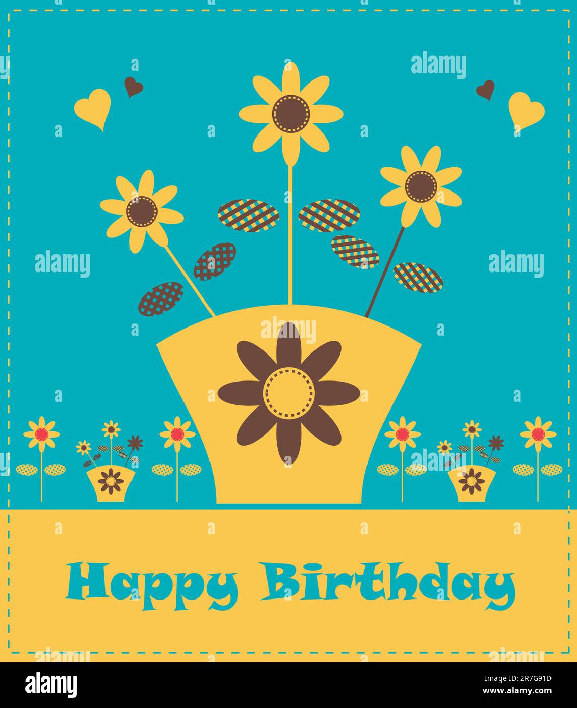 flower card design fake paper Stock Vector Image & Art - Alamy