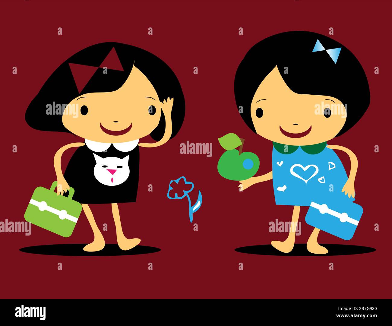 Freedom girls Stock Vector Images - Alamy