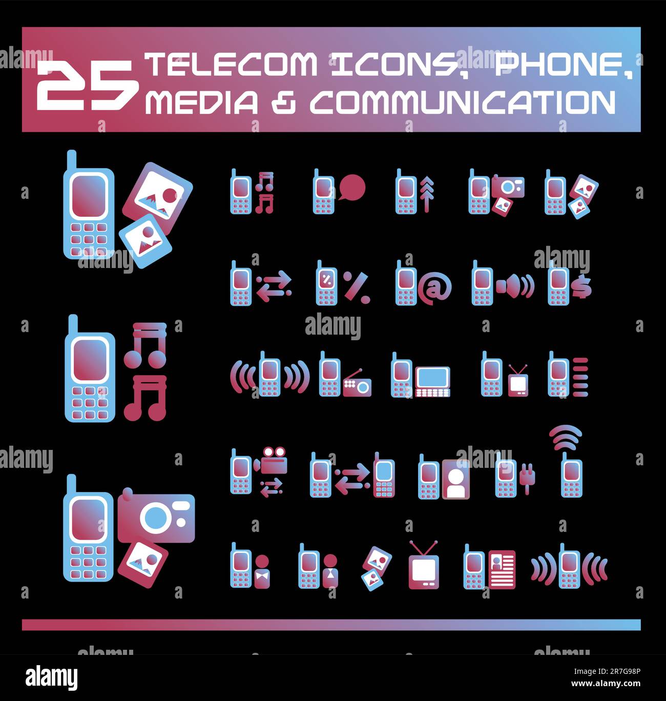 Technology telecom Stock Vector Images - Alamy