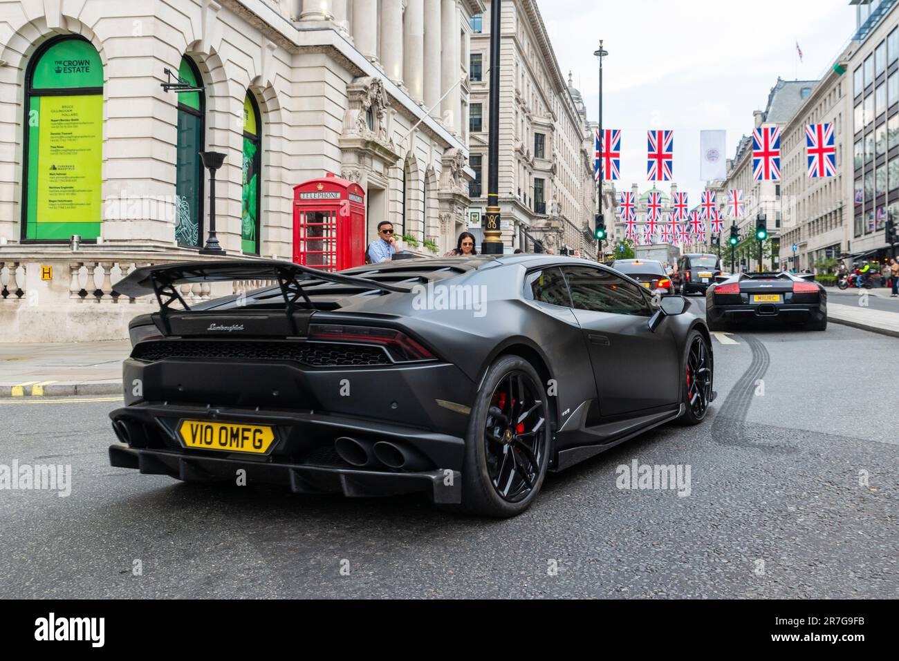 Car enthusiasts in their supercars visiting Westminster before heading ...