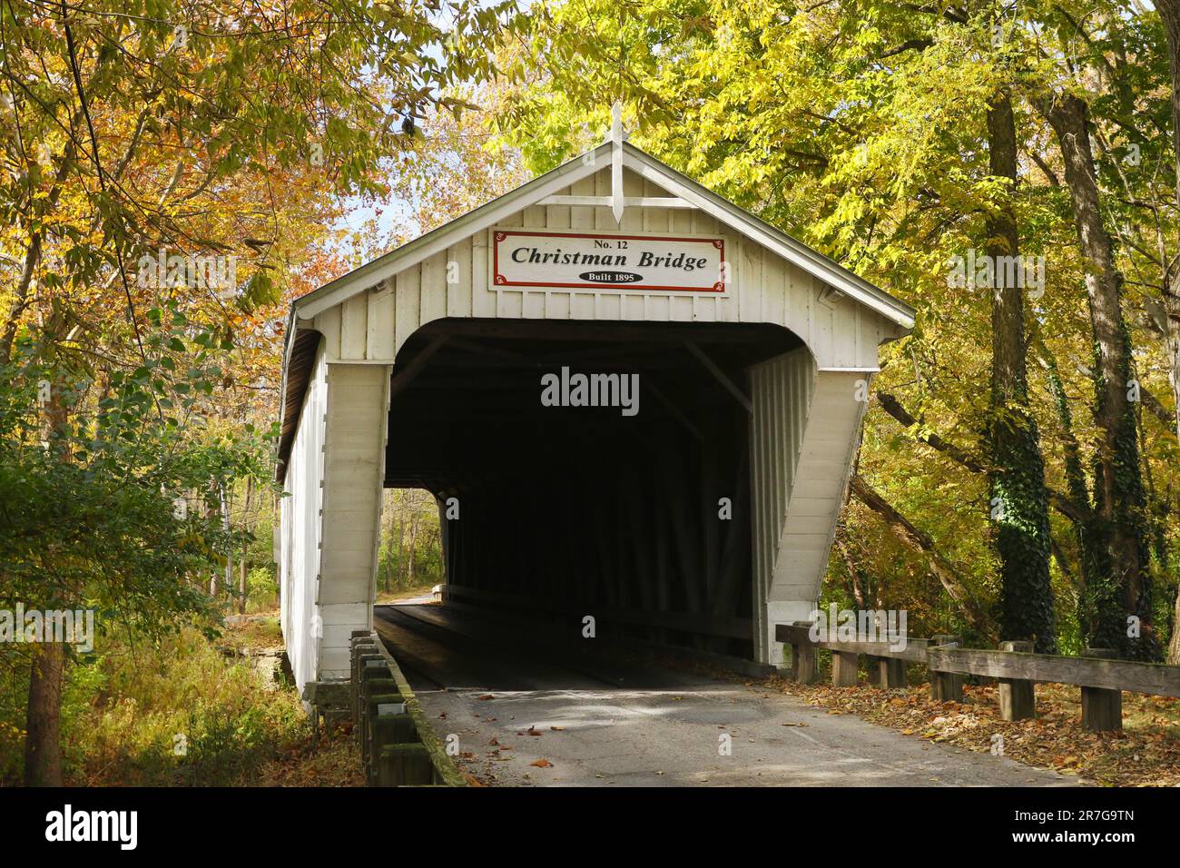 Christman Covered Bridge. Eaton-New Hope Road. 1895. Covered Bridges of ...