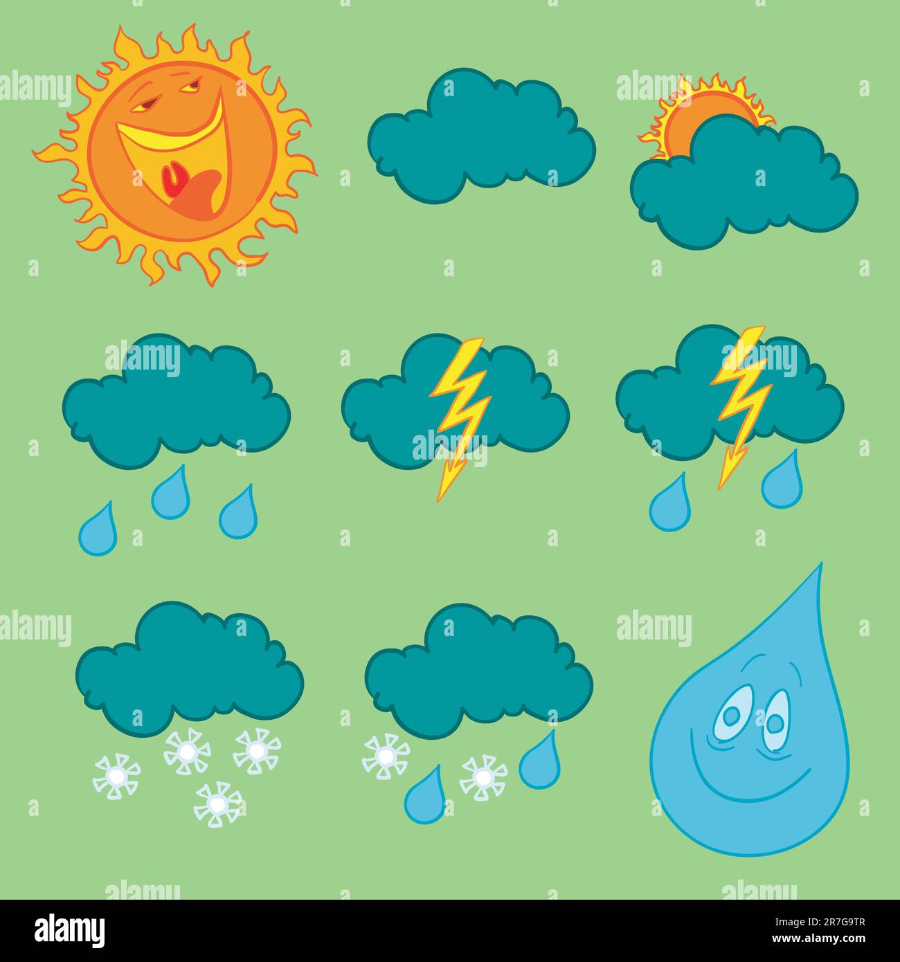 Weather Stock Vector Images - Alamy