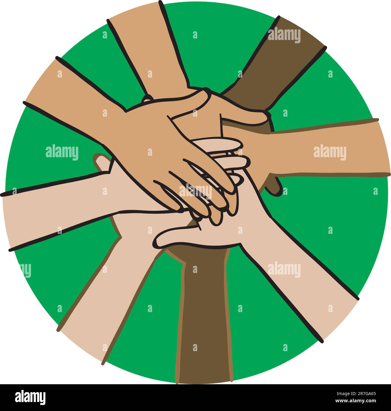 Together we achieve Stock Vector Images - Alamy