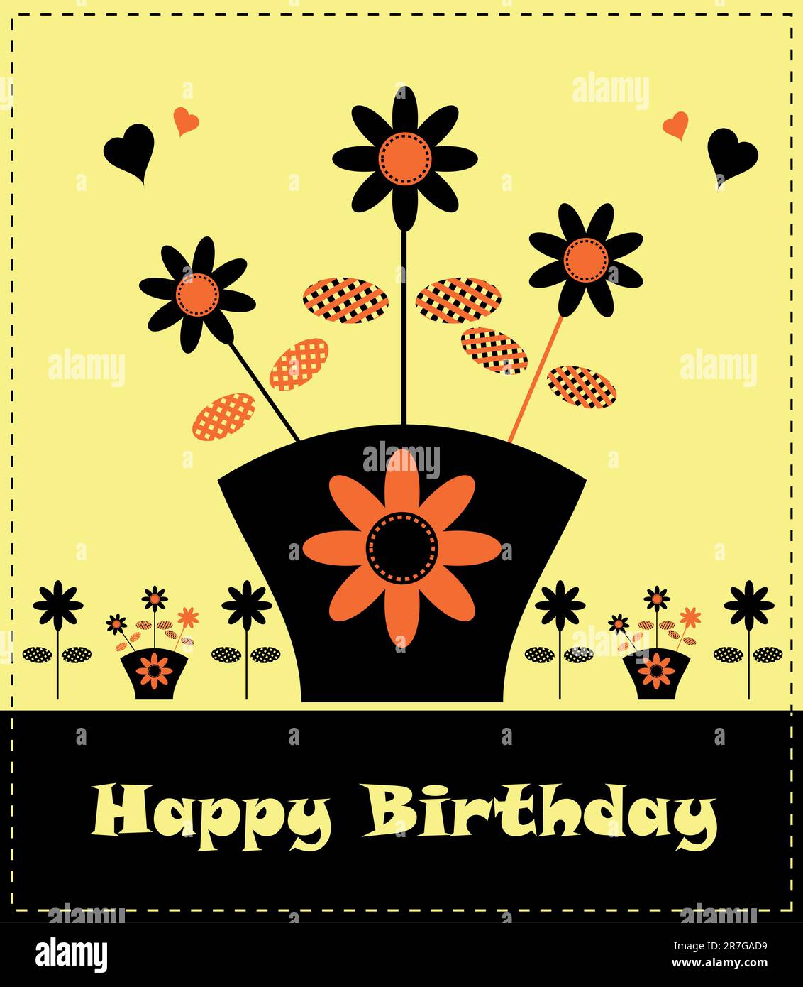 flower card design fake paper Stock Vector Image & Art - Alamy