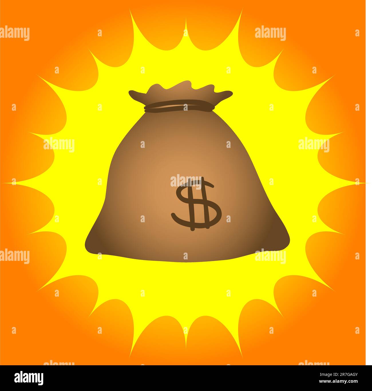 Money bag case Stock Vector Images - Alamy