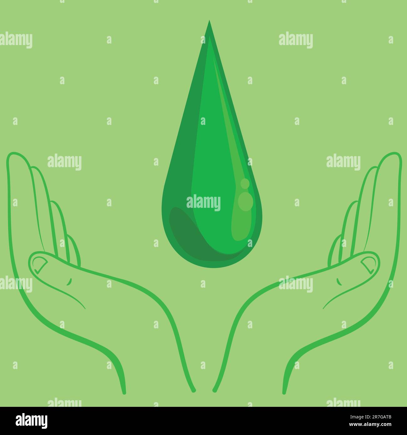 Handful water Stock Vector Images - Alamy