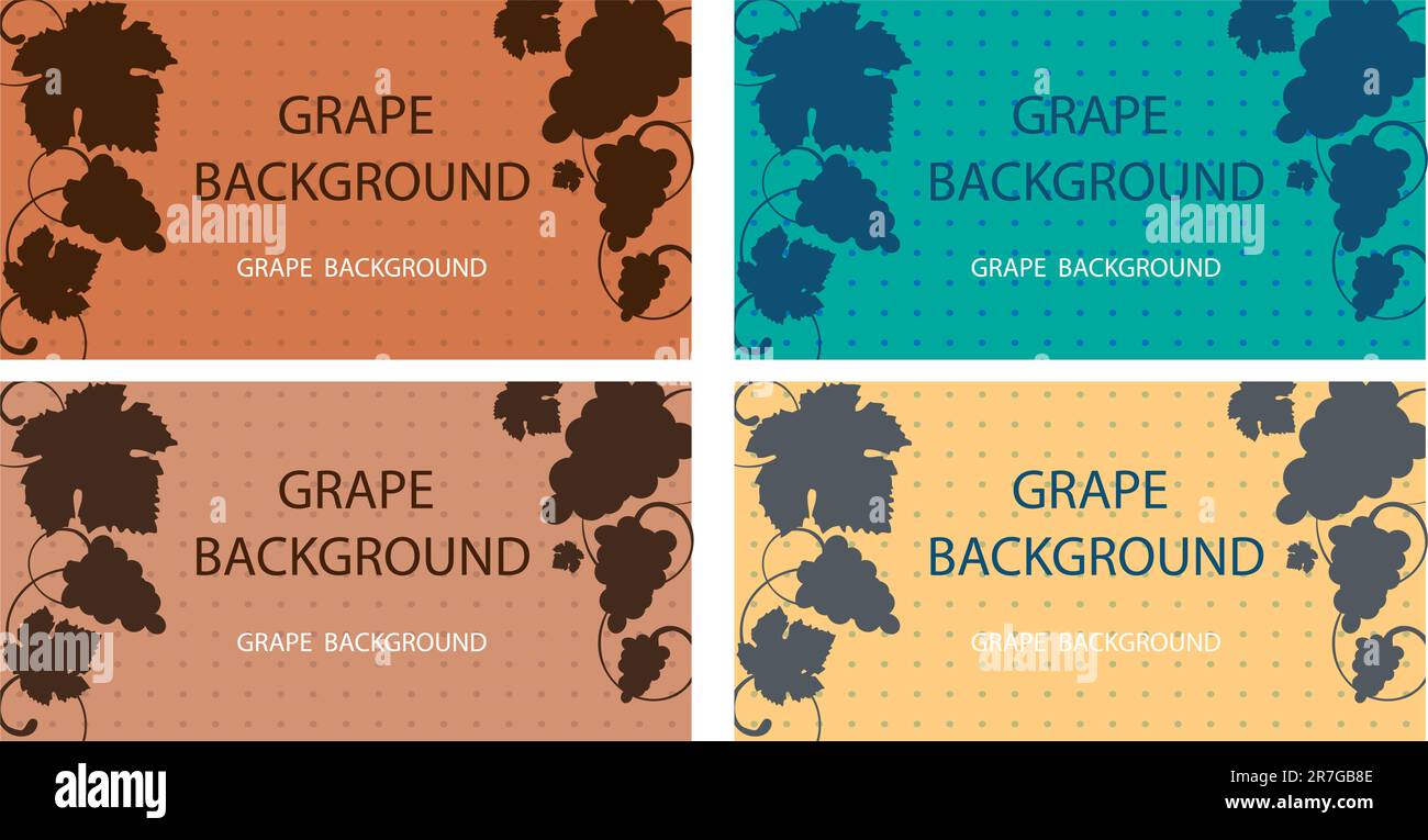 Vector abstract Grape background card, banner, pattern Stock Vector ...