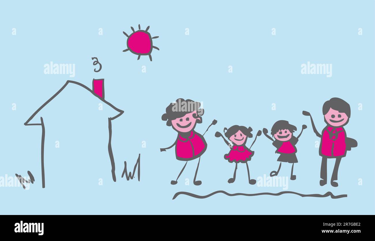 Interior home family lounge Stock Vector Images - Alamy