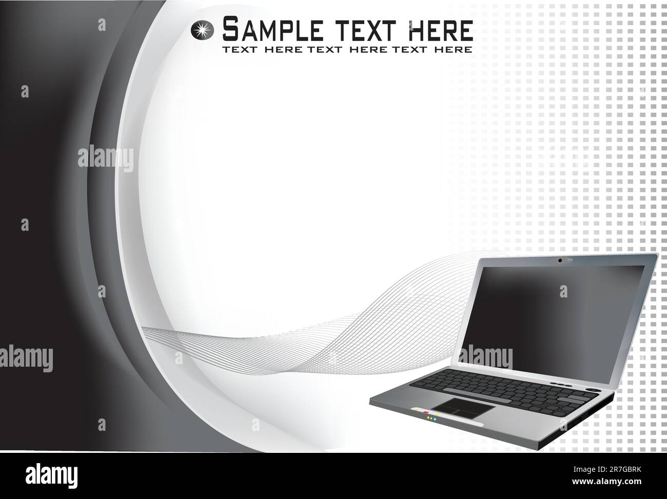 Laptop isolation Stock Vector Images - Alamy