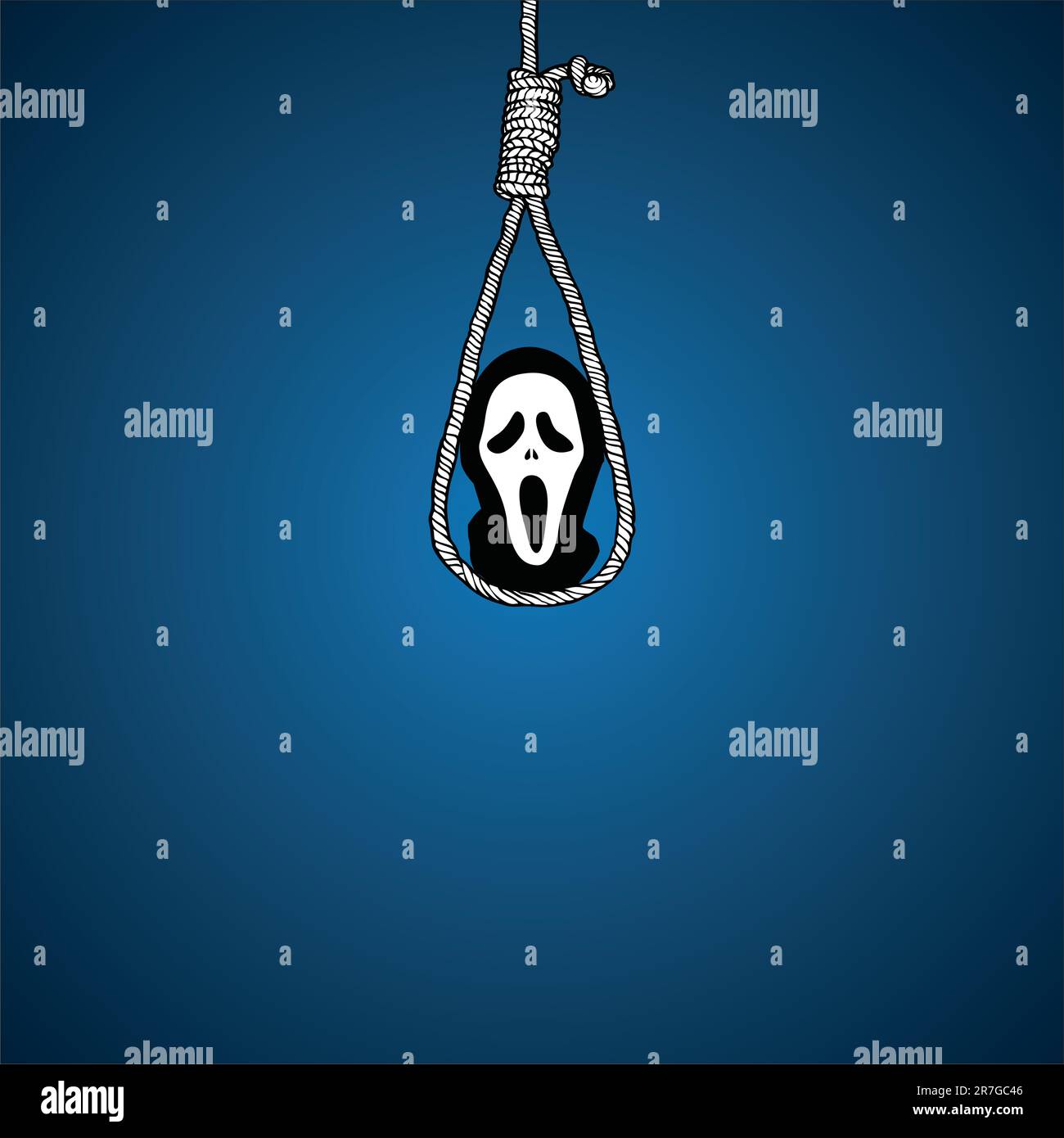 horror face hanging Stock Vector Image & Art - Alamy
