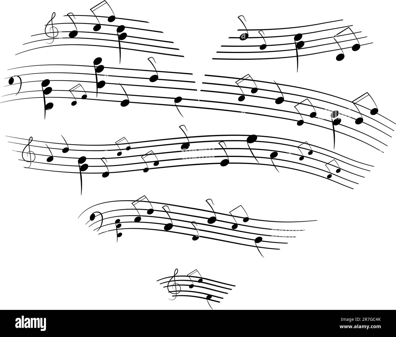 Vector picture with music heart Stock Vector Image & Art - Alamy