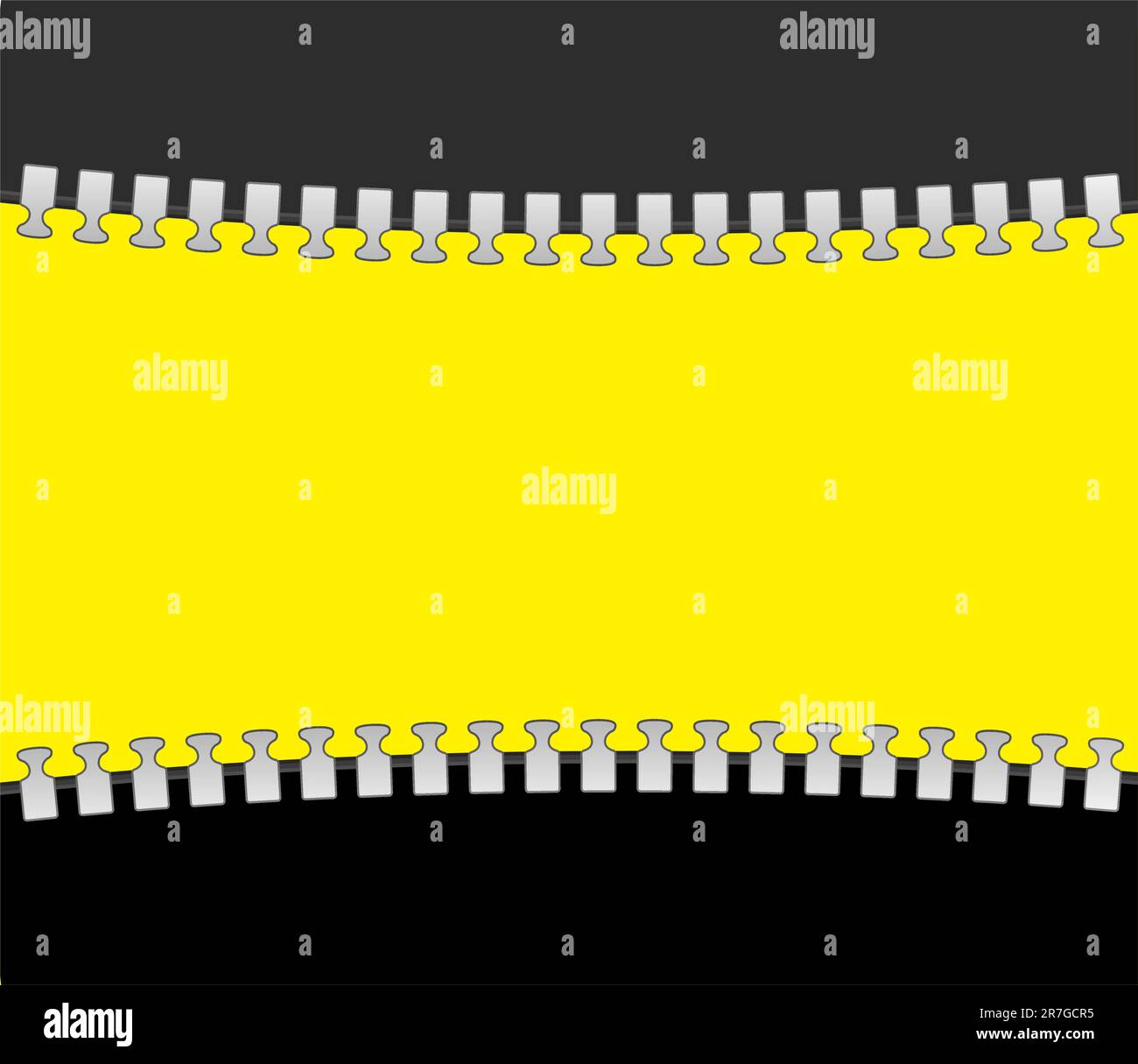 Zipper background, fake paper card, poster, copyspace Stock Vector ...