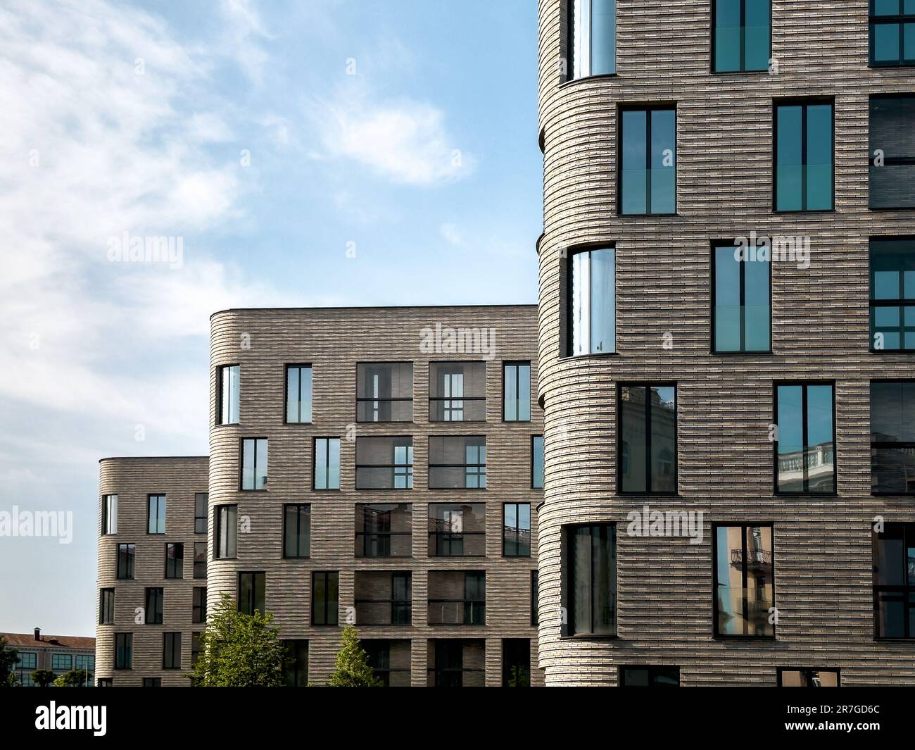 Modern contemporary city architecture of multi-storey buildings Stock ...