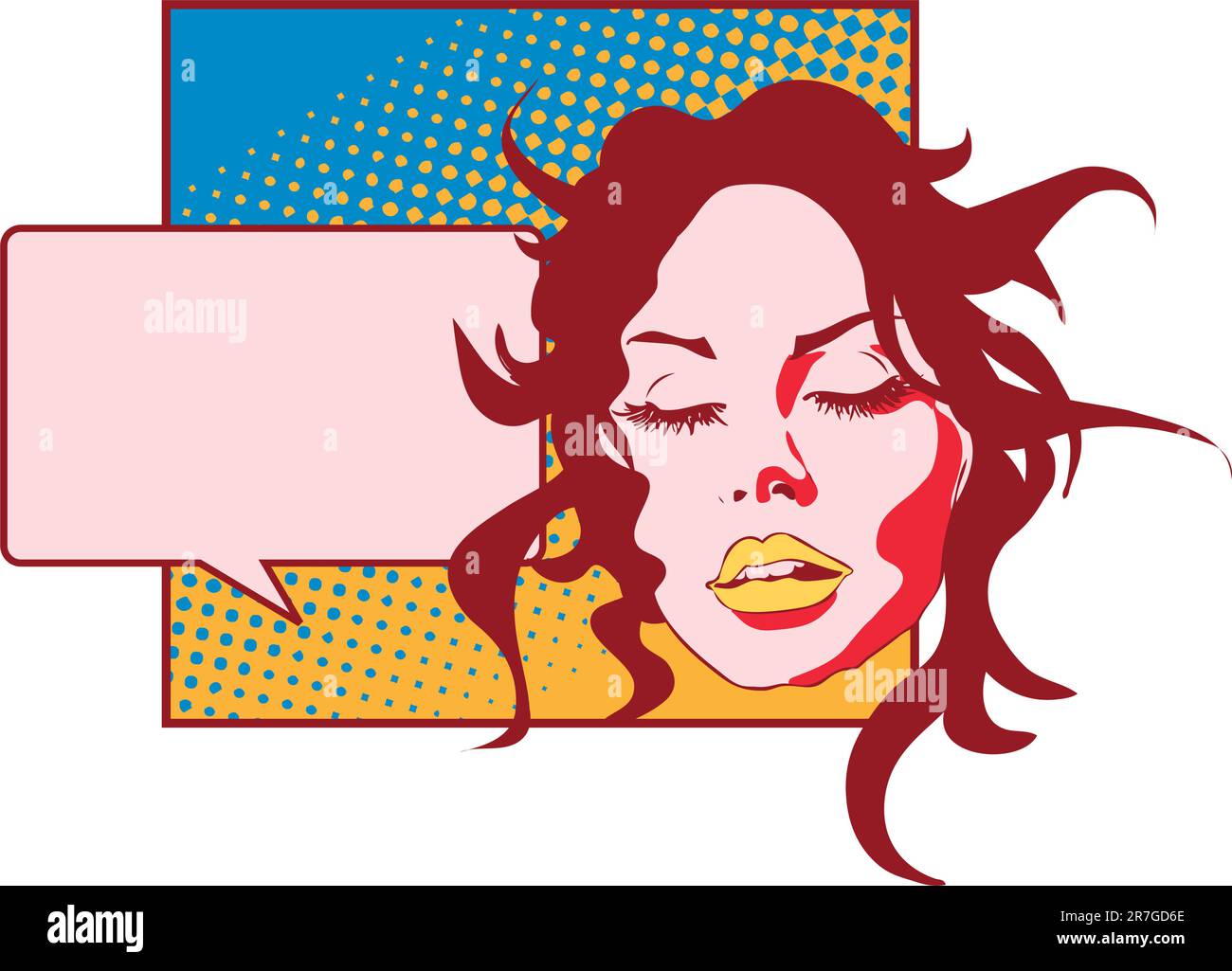 Comics style girl woman Stock Vector Image & Art - Alamy