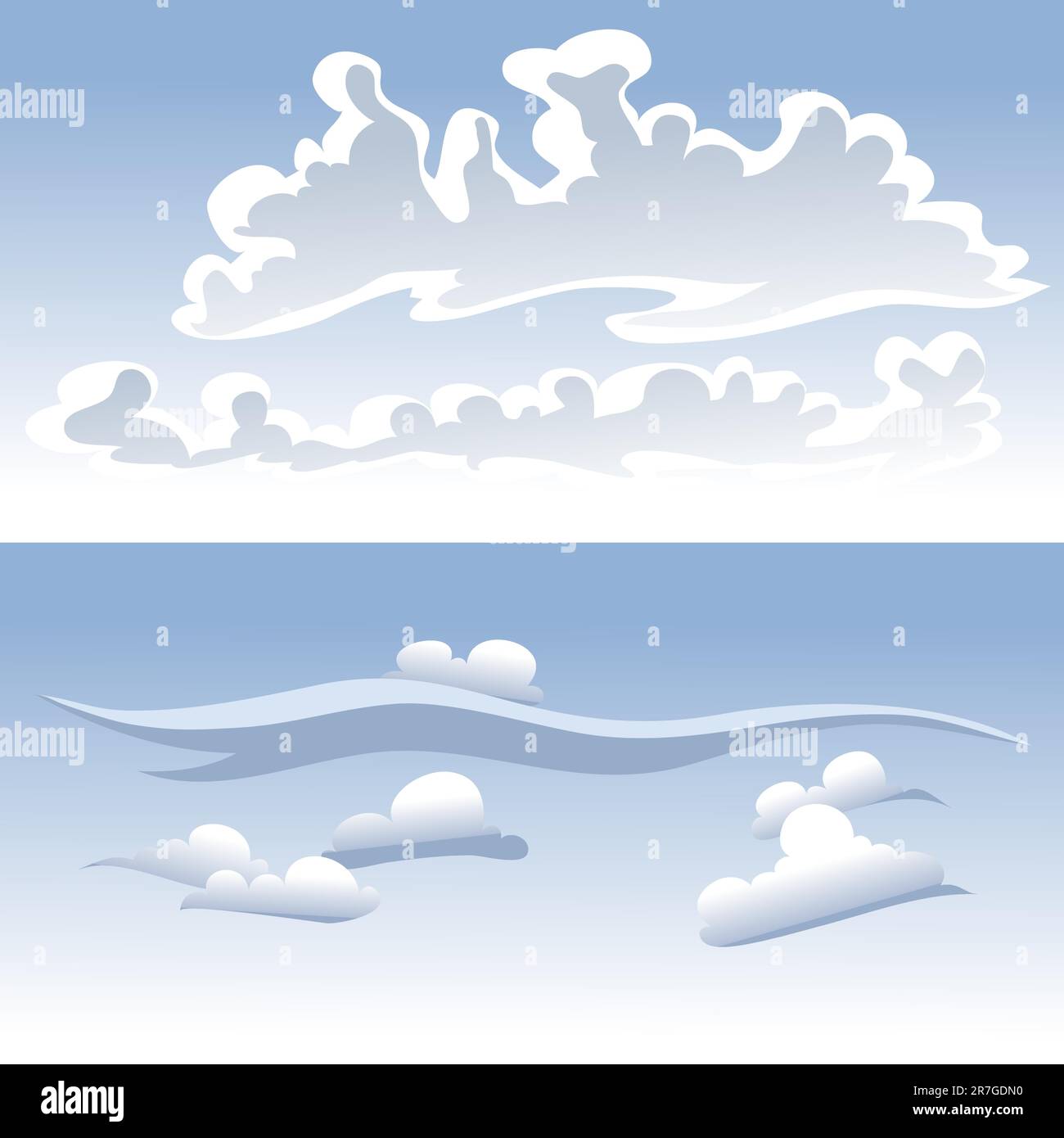 Azure scene Stock Vector Images - Alamy