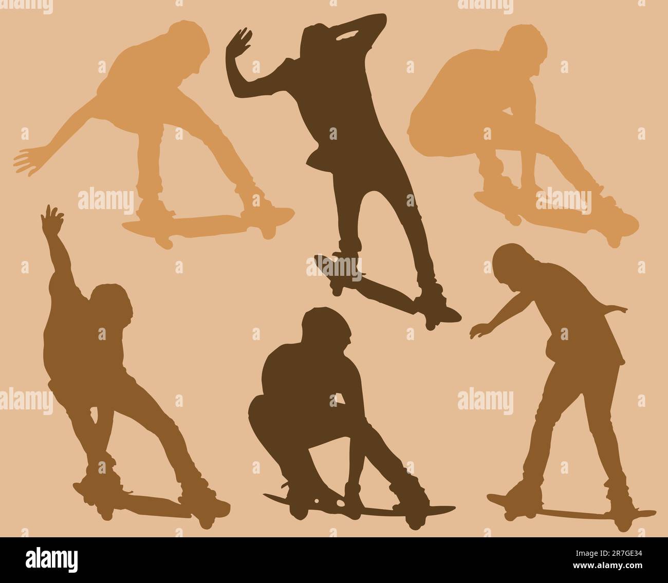 Urban skateboard Stock Vector Images - Alamy