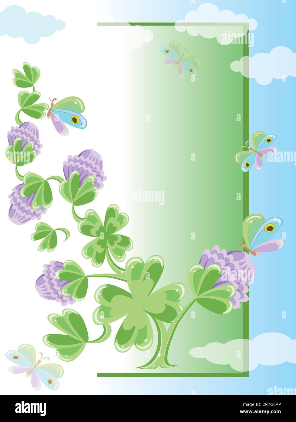 Clovers Stock Vector Images - Alamy