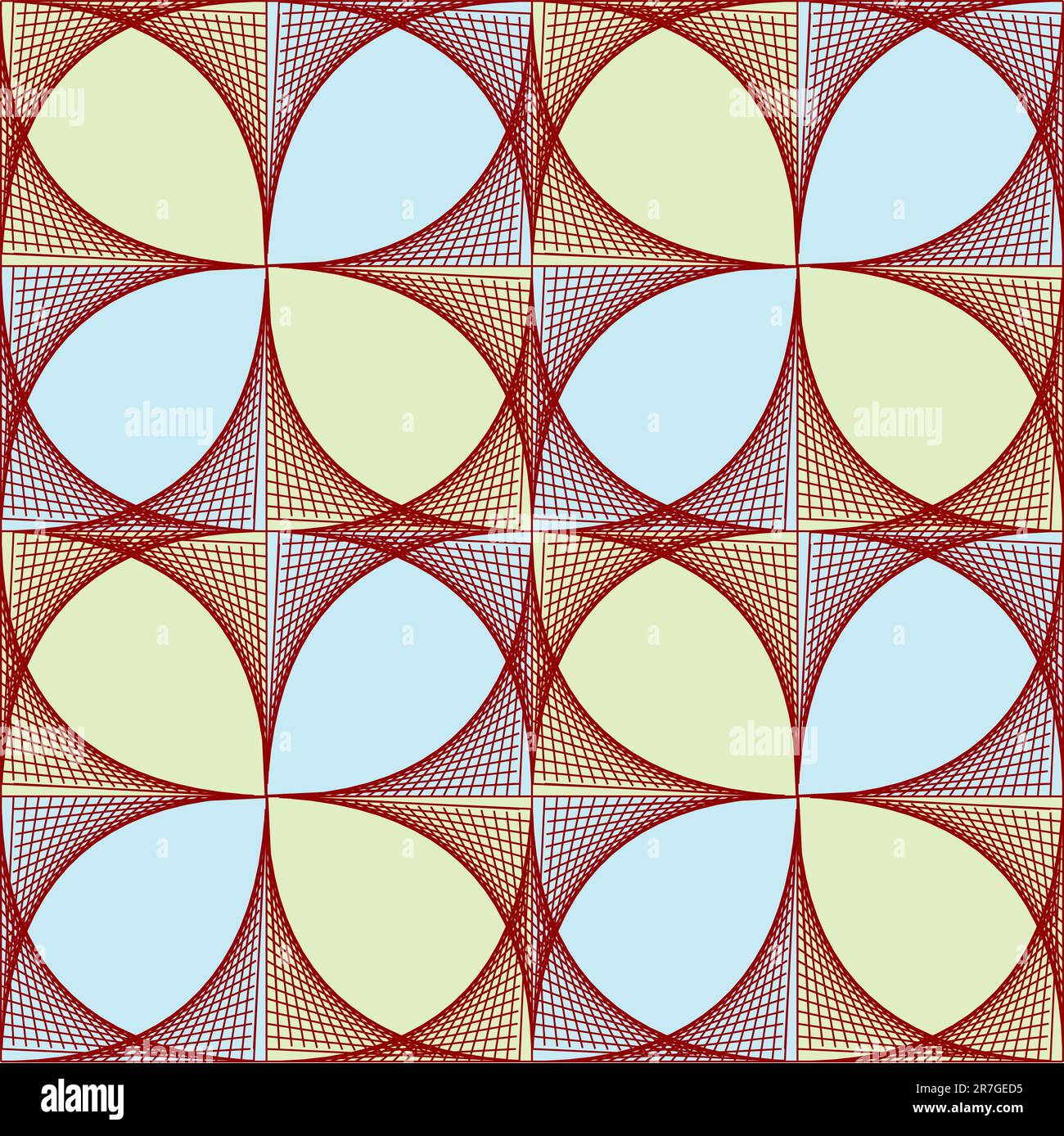 abstract red mesh, seamless vector art illustration; more textures in ...