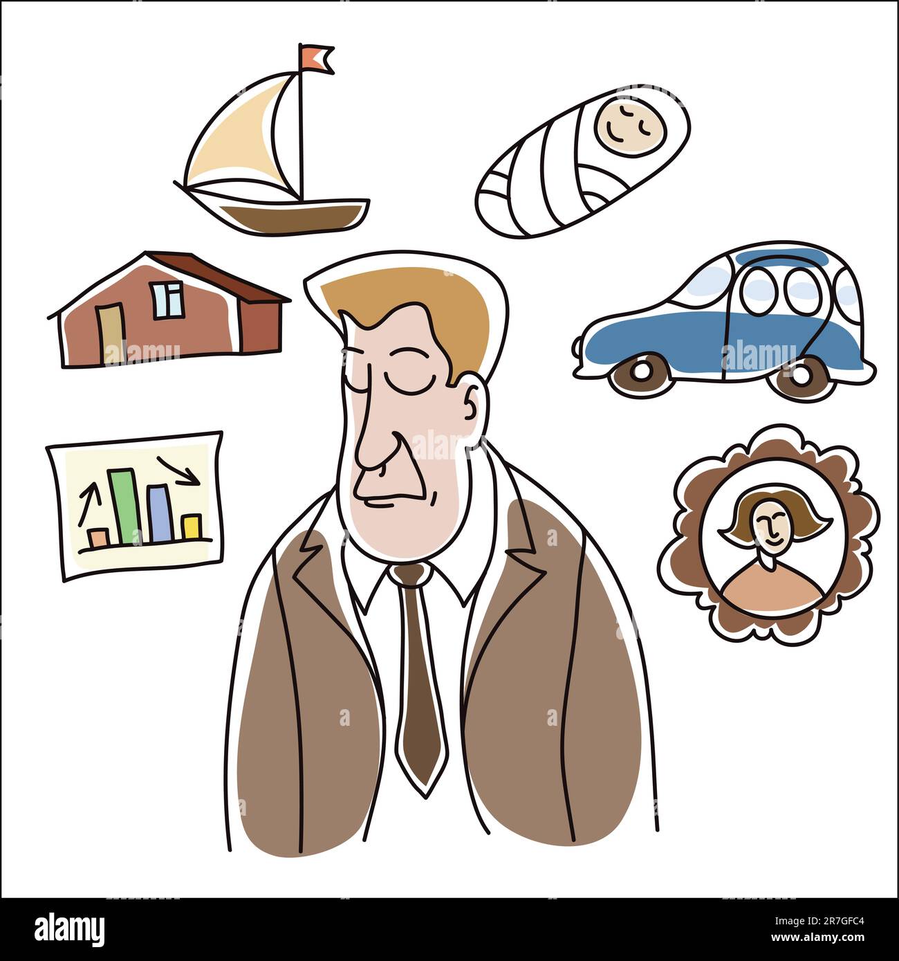 Small dream house Stock Vector Images - Alamy