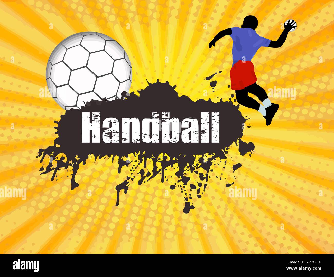 Professional handball Stock Vector Images - Alamy