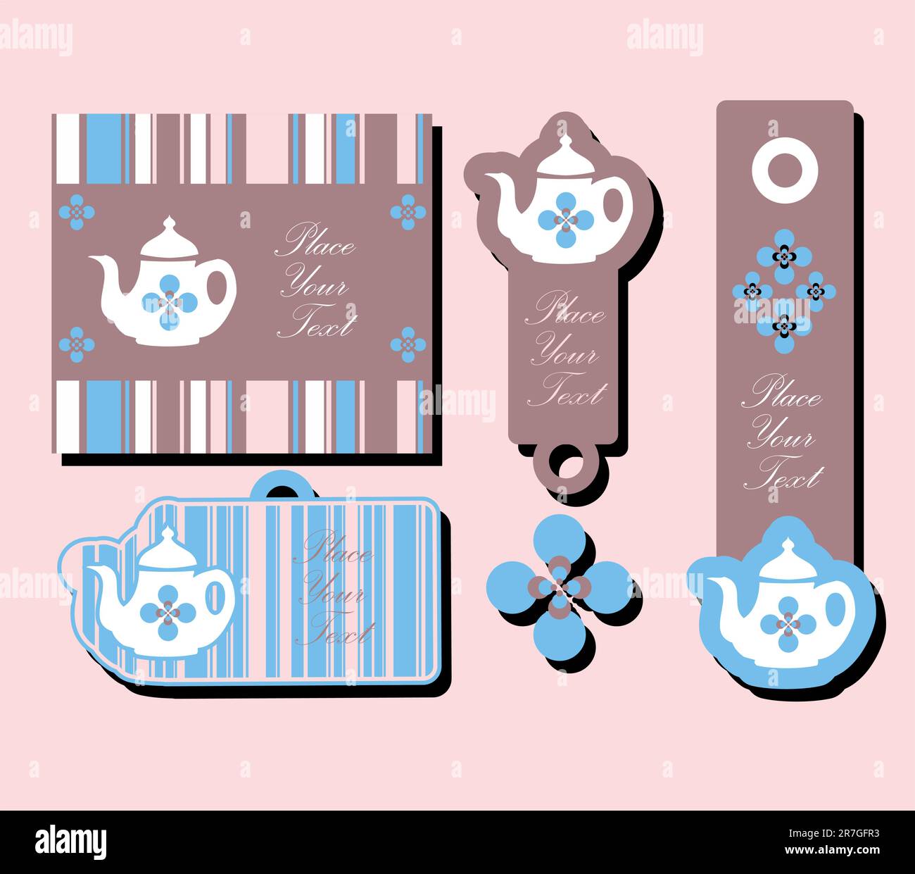teapot tags emblems cards Stock Vector Image & Art - Alamy