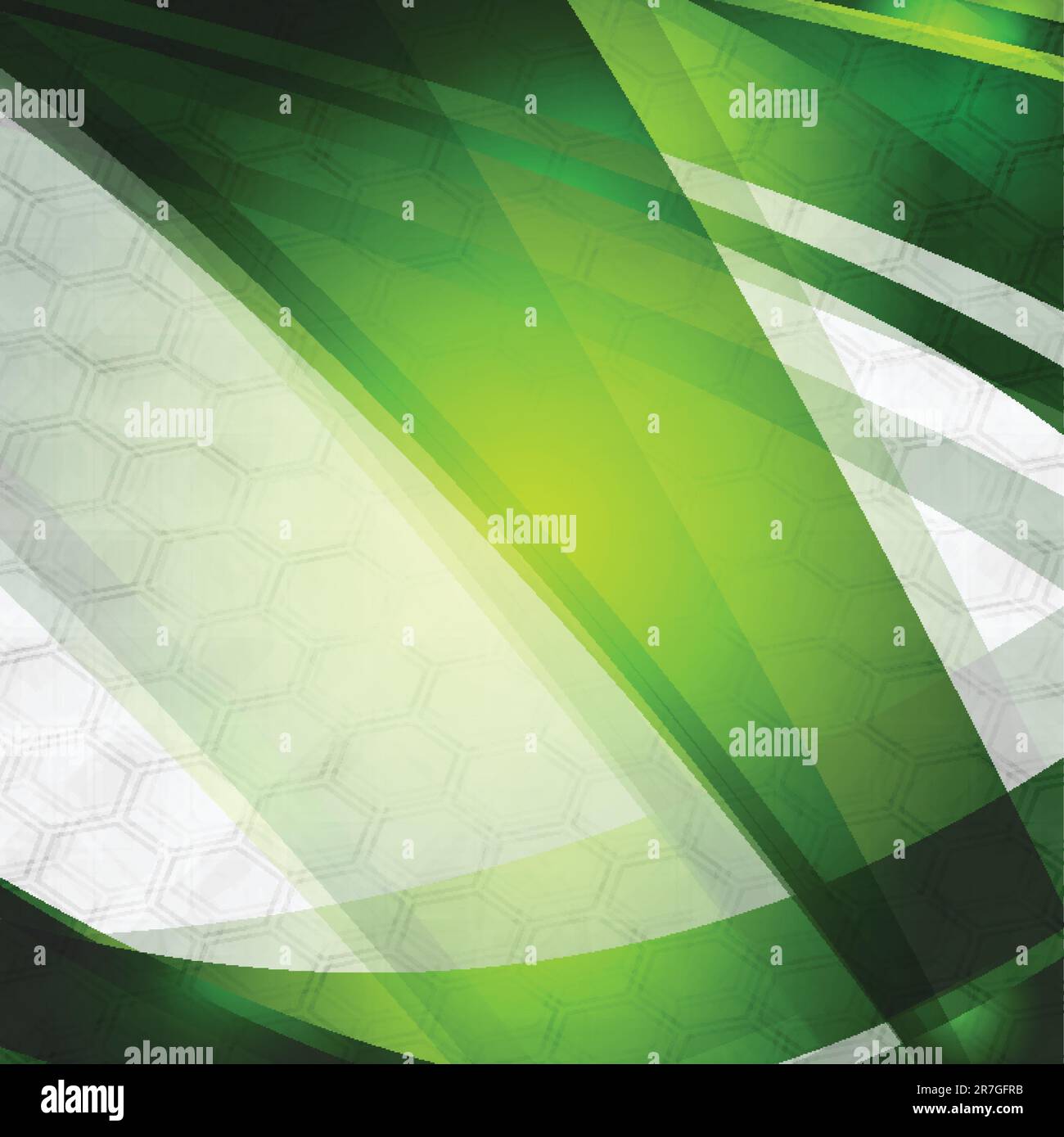 Abstract green grey wavy background Stock Vector Images - Alamy