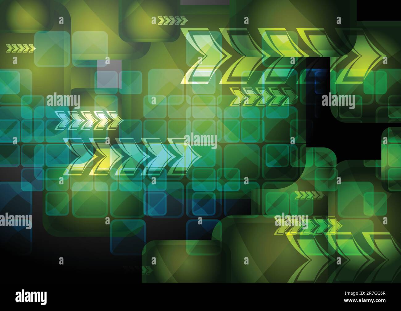 Abstract tech background with arrows Stock Vector Image & Art - Alamy