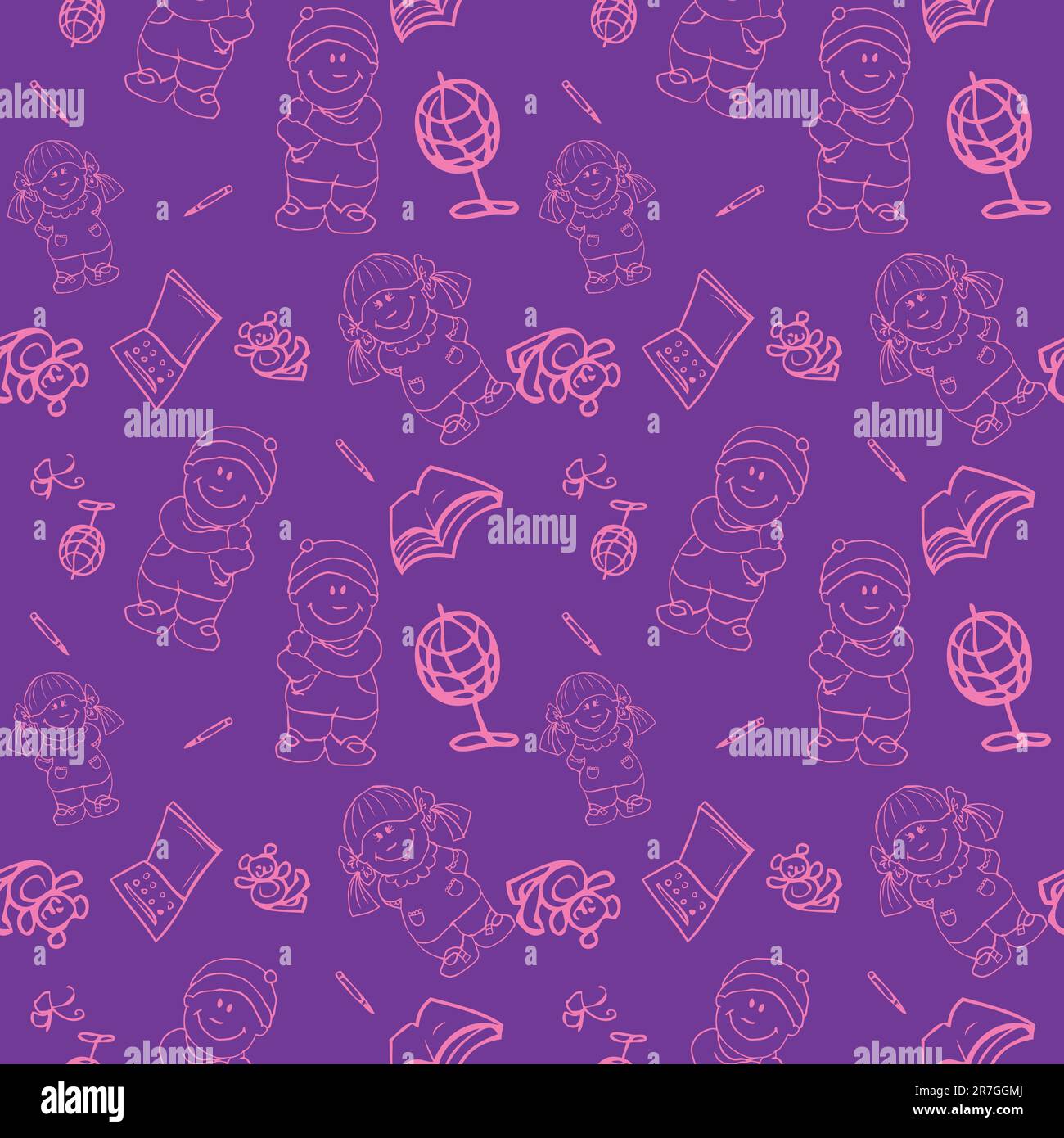 Back to School seamless Background pattern wallpaper blackboard, fake ...