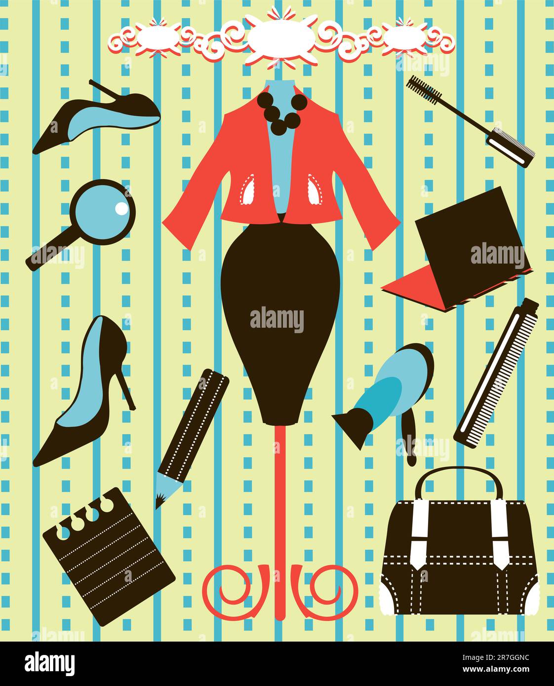 Businesswoman standing laptop Stock Vector Images - Alamy