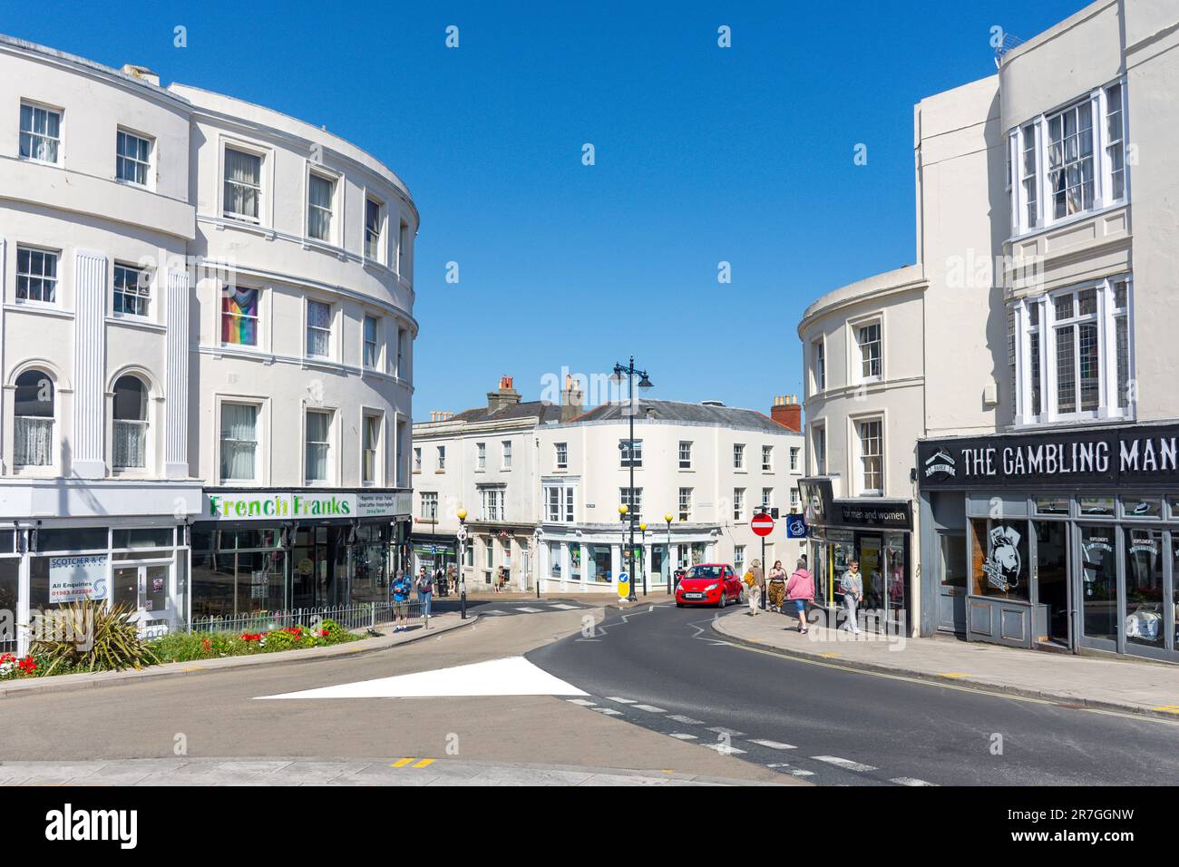 St Thomas' Square, Ryde, Isle of Wight, England, United Kingdom Stock ...