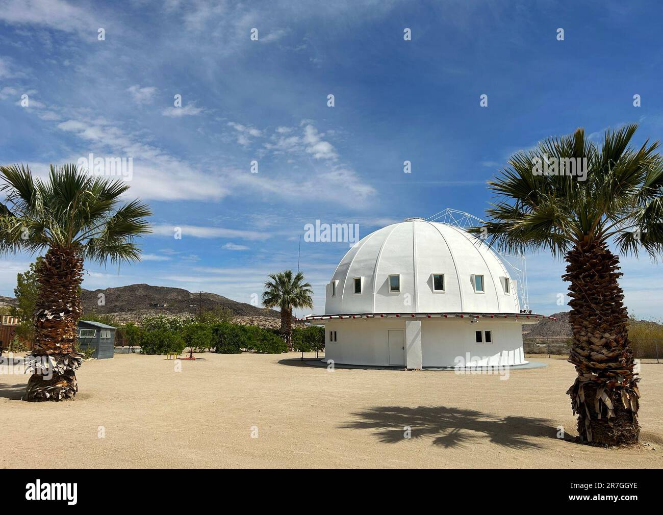 Landers, California, USA. 10th June, 2023. The Integratron is a 38 feet ...