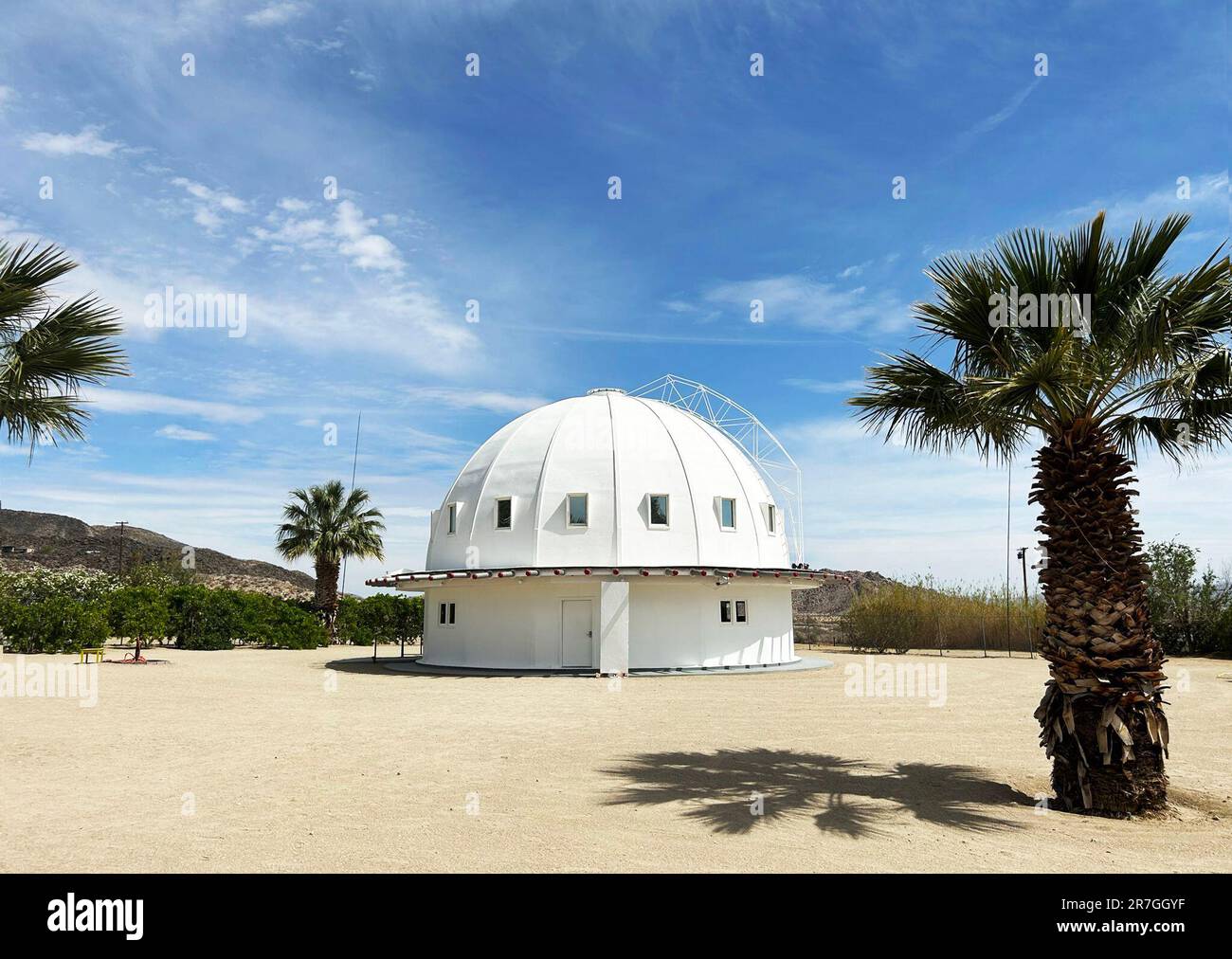 Landers, California, USA. 10th June, 2023. The Integratron is a 38 feet ...