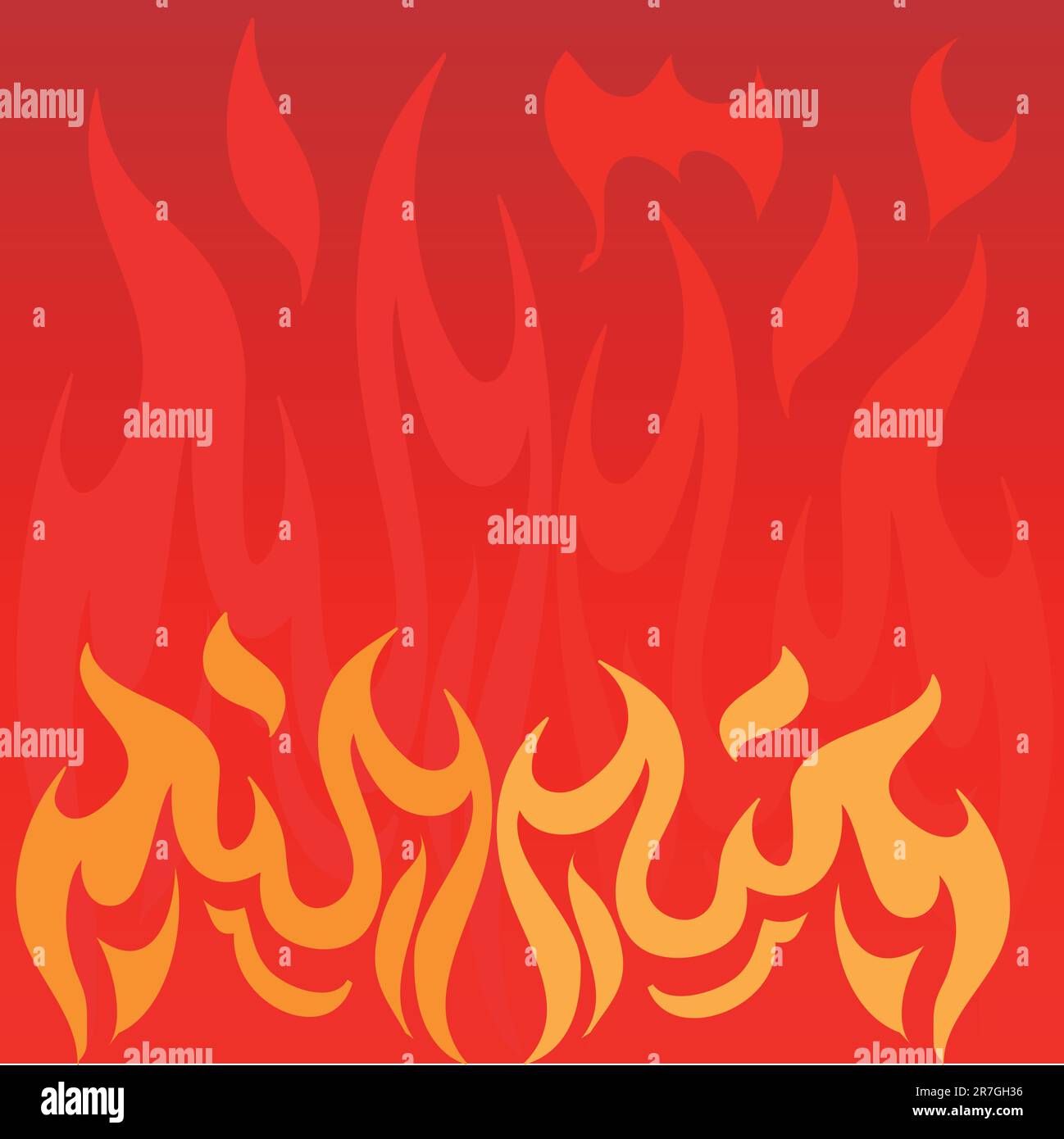 Red yellow flames Stock Vector Images - Alamy