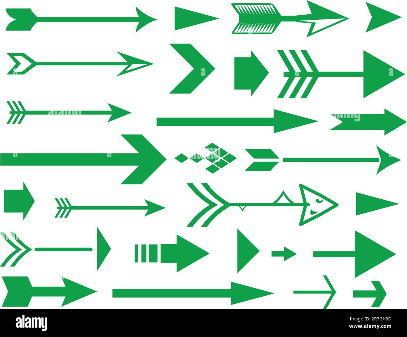 Stack of arrows Stock Vector Images - Alamy