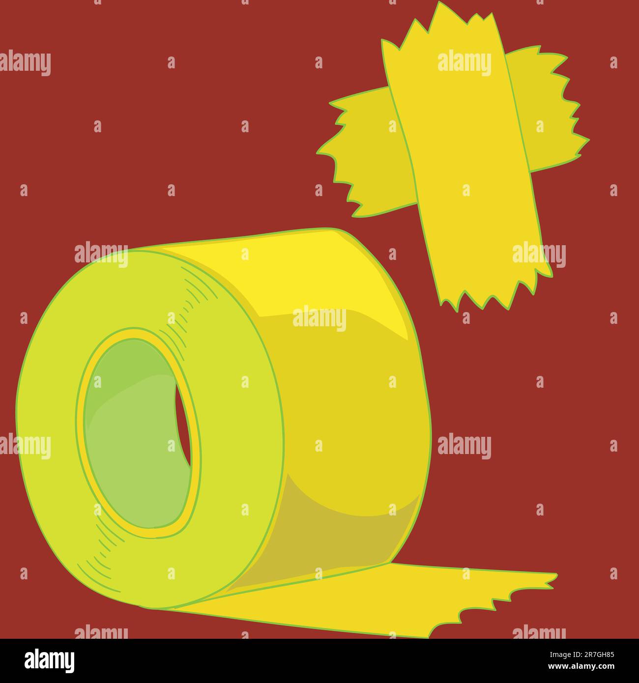 Do not cross yellow tape Stock Vector Images - Alamy