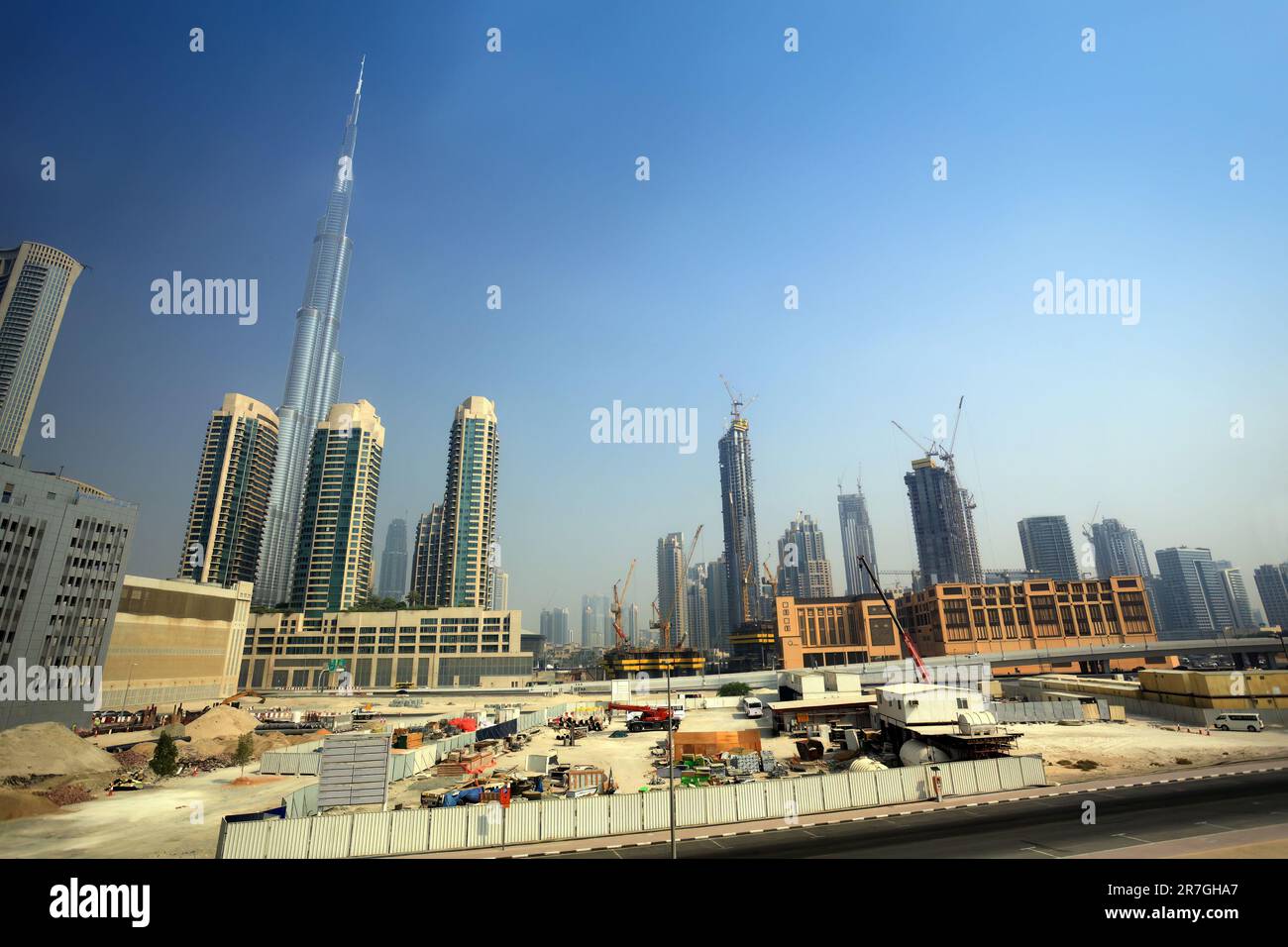 buildings under construction in Dubai city, UAE Stock Photo - Alamy