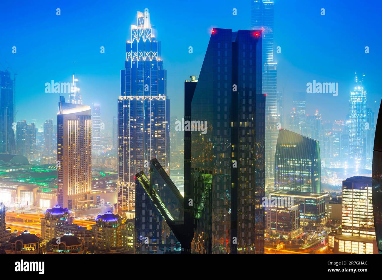 Dubai city at night, United Arab Emirates Stock Photo - Alamy